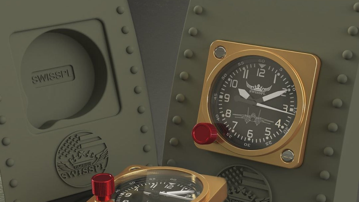 Aviation Desk Clock – Timeless Valor