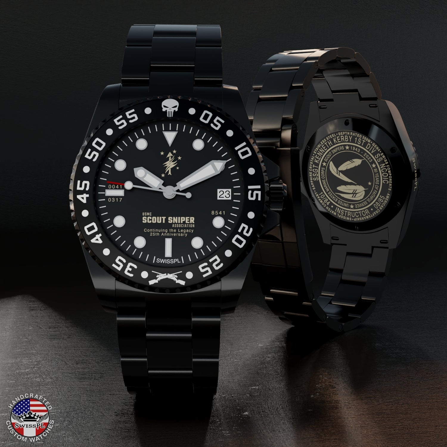 Exclusive Tribute: limited edition USMC Scout Sniper watches ...